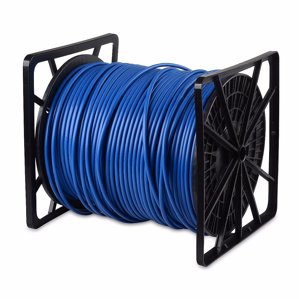 Cable Matters 10Gbps UL Listed in-Wall (cm) Bare Copper Shielded Cat 6A Cable 1000 ft (SSTP, SFTP Shielded Ethernet Cable, Shielded Cat6 Cable, Cat 6 Shielded Network Cable) in Blue