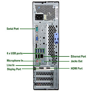 Lenovo Small Form Computer Desktop PC, Intel Core i5 3.10 GHz, 16GB Ram, 120GB SSD, 1TB Hard Drive,Wifi | Bluetooth, HDMI, New 27" LED Monitor, NVIDIA GeForce GT 1030 2GB DDR5, Win 10 (Renewed)