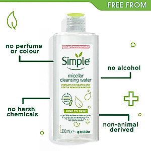Simple Kind To Skin Purifying Cleansing Lotion 200Ml - Pack of 2