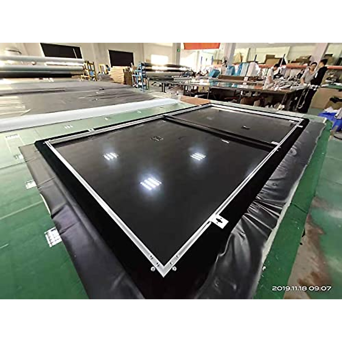 120inch 4k Ultra Short Throw PET Crystal ust CLR Screen 16:9 Ceiling Light Rejecting Projection Screen for Ultra Short Throw Projector Fixed Frame Screen for Home Theater, Boardroom