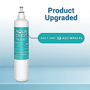 AQUA CREST F-2000 Under Sink Water Filter, Compatible with F-2000&F2000s, F-1000&F-1000S, AquaPure AP Easy C-Complete, Model No. WF03-F2