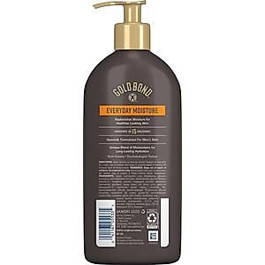 Gold Bond Men's Essentials Hydrating Lotion 14.5 oz., Everyday Moisture for Dry Skin