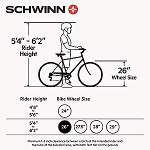 Mongoose Flatrock 21-Speed Hardtail Mountain Bike, 26-Inch Wheels, for Men and Women, Front Suspension, 17-Inch Lightweight Aluminum Frame, Silver