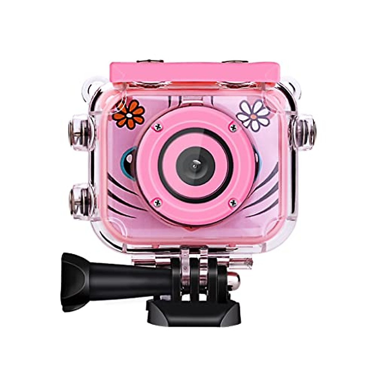 MEENE Children's Camera Mini Digital Camera 2.0 Inch LCD Screen Video Photo Camera Waterproof 1080P Kids Camera Children Birthday Gift (Color : Pink, Size : with 32GB SD Card)
