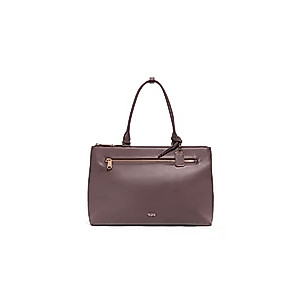 TUMI - Voyageur Sidney Leather Business Tote - Dark Mauve