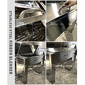 CE Certificate Chemical Industrial Flour Coffee Spices Milk Detergent Cornpaddle Ribbon Powder Mixer Blender