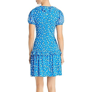 KARL LAGERFELD PARIS Women's Tierd Flow Summer Dress, SPR SNC BL MLT, 2