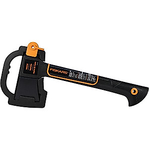 Fiskars 375501-1001 Hatchet with Sheath, 14", Black