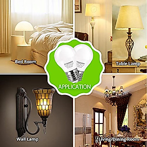 ZEQIDOU Low Watt LED Light Bulbs 1.5W Equivalent 10W 15W 20W Light Bulb, A15 LED 15 Watt Light Bulbs Soft White 2700K Low wattage 120v E26 Standard Base Small Light Bulb(4 Pack)