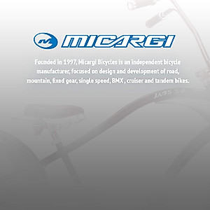 MICARGI Maze Freestyle BMX Bike, Entry and Intermediate Rider, 20-inch Wheels, Hi-Ten Steel Frame, U Brake 3-Piece Crank Micro Drive 25x 9T BMX Gearing (Maze - White)