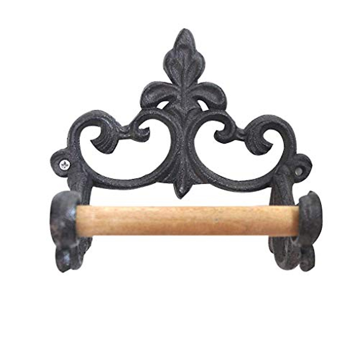 -Shelf Balcony Bathroom Towel Rack,Bathroom Hand Towel Vintage House Towel Toilet Paper Holder Iron Towel Rack,Sweat Towel Holder/2#/13.6 * 15.5 * 8.5Cm