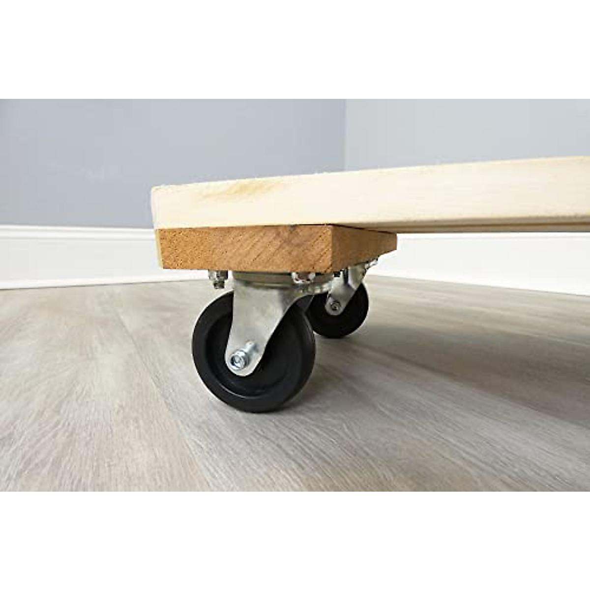 Shepherd Hardware 9854 Solid Wood Plant Dolly, 12-Inch x 18-Inch, 360-lb Load Capacity