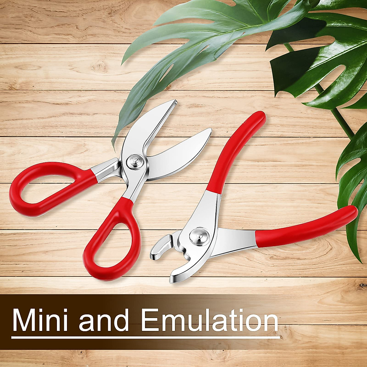 19 Pieces 1:12 Miniature Dollhouse Tools Metal Doll House Tool Miniature Doll Repair Tool with 2 Pieces Red Tin Boxes Dollhouse Accessories Girls Pretend Play Toy for Dollhouse Decoration DIY Crafts