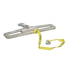 Vestil LM-HP4-S Swivel Lift Master Hook Plate, 24" Width, 6" Height, 4000 lbs Capacity