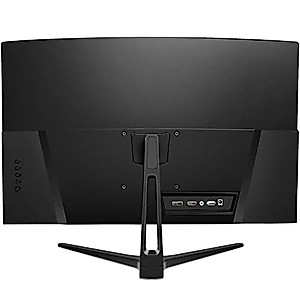 CRUA 27" 144hz/165HZ Curved Gaming Monitor, Full HD 1080P 1800R Frameless Computer Monitor, 1ms GTG with FreeSync, Low Motion Blur, Eye Care, VESA, DisplayPort, HDMI, Used Black