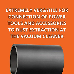 Fein Vacuum Cleaner Hose Adapter with Flexible Rubber Sleeve - 3" Length, 1-Pack - 31322771009