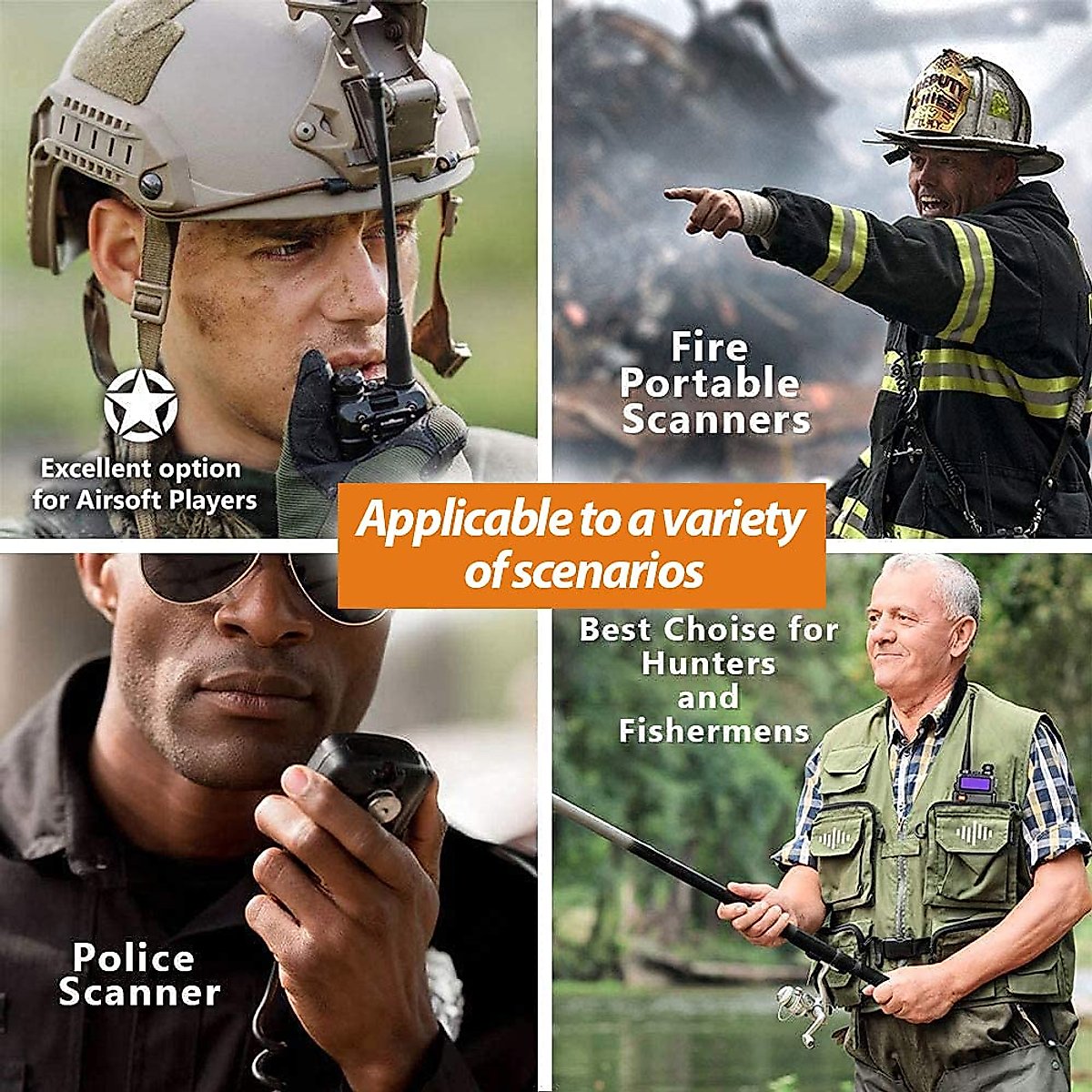 Baofeng UV-5RPro 8W 2Pack Ham Radio Two Way Radio More Radio Case One Programming Cable