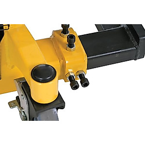 Vestil VHPS-2200-AA Man Stacker Adj Forks/Legs 2.2K, Yellow