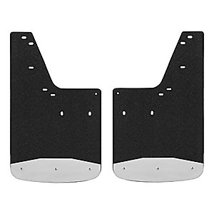 LUVERNE 250230 Front or Rear 12 x 20-Inch Textured Rubber Mud Guards Black Inch Inch Select Dodge Ram 1500, 2500, 3500