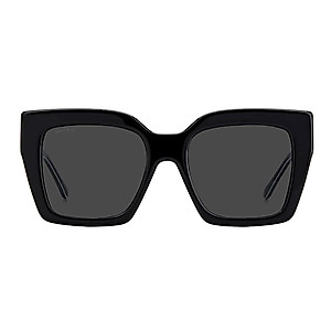 JIMMY CHOO Square Sunglasses Eleni/G 1EIIR Black/Tiger 53mm