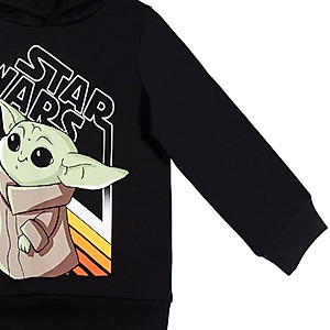 STAR WARS The Child Little Boys Hoodie Black 7-8