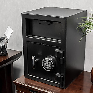 BARSKA AX12588 Standard Keypad Security Depository Drop Safe 1.03 Cubic Ft