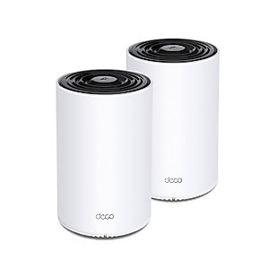 TP-Link Deco Tri Band Mesh WiFi 6 System(Deco X68) - Covers up to 5500 Sq. Ft.Whole Home Coverage, Replaces Wireless Routers and Extenders, 2-Pack (Renewed)
