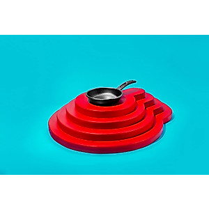 Lodge BOLD 8 Inch Seasoned Cast Iron Skillet, Design-Forward Cookware,Black