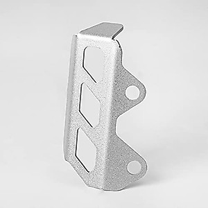 Motorcycle Rear Brake Fluid Reservoir Cap Guard Cover Protector Oil Cup Protection for 19-21 Tenere 700 Rally T7 XTZ700 Motorbike Accessories Parts 2019 2020 2021 (Silver)