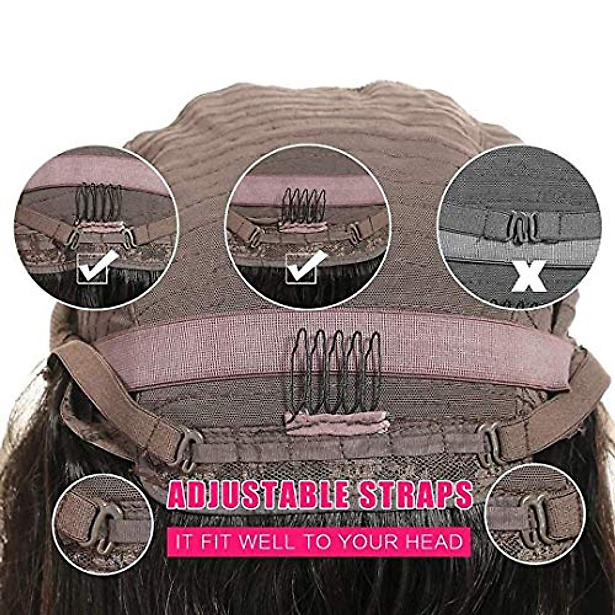 MIMORE Short Straight Bob Wig T-Part Lace Front Human Hair Wigs for Black Women 8Inch Short Bob Wigs Human Hair Lace Closure Wigs Brazilian Hair Wigs Straight Human Hair Pre Plucked with Baby Hair