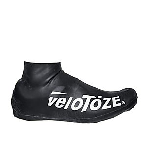 veloToze Short 2.0 Shoe Cover for Road Cycling Shoes (Black, Large/XL (EU 43-47))