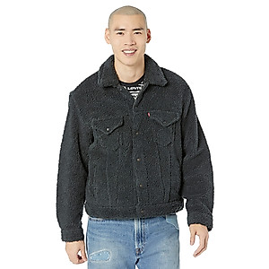 Levi's Men's Cozy Vintage Sherpa Trucker Jacket, Unexplored, Small