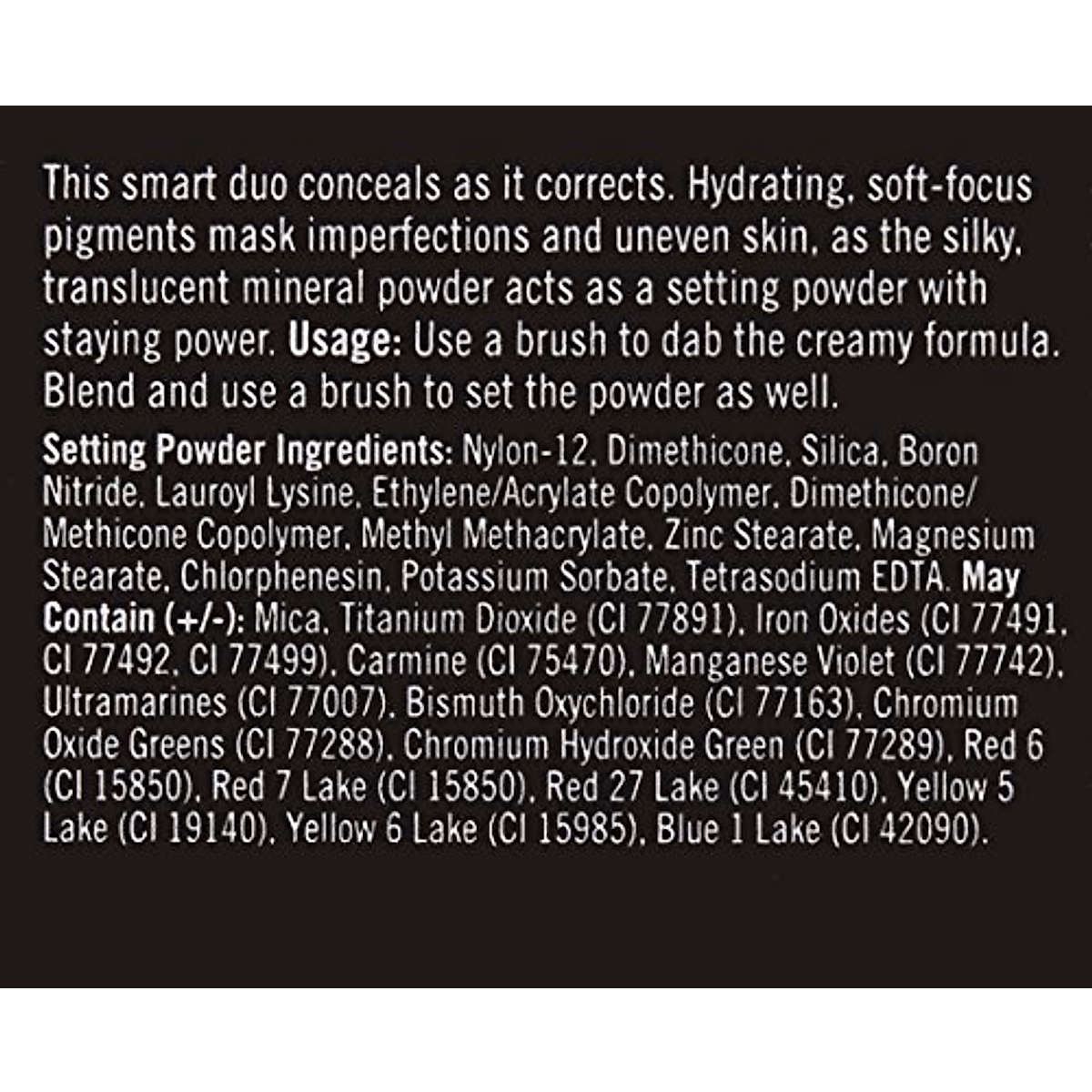 Make Cosmetics Soft Focus Corrective Duo Conceal Set, Warm No. 4