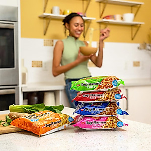 Nissin Top Ramen Noodle Soup, Chicken, 3 Ounce (Pack of 24)