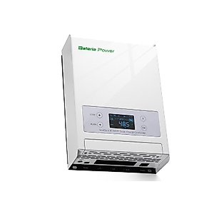 Bateria Power 60A 12/24/36/48V MPPT Solar Charge Controller, 99.5% MPPT Efficiency Solar Panel Charge Regulator, Compatible with Gel, AGM, Sealed, Flooded and Lithium LiFePO4 Battery