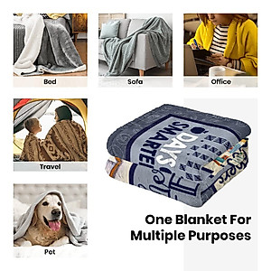 POQUSH Teacher Gifts,Teacher Appreciation Gifts for Women/Men,Best Teacher Gifts for Women,Gifts for Teachers,Teacher Appreciation Gifts, Gifts for Teachers Women,Funny Teacher Gifts Blanket 60X50in