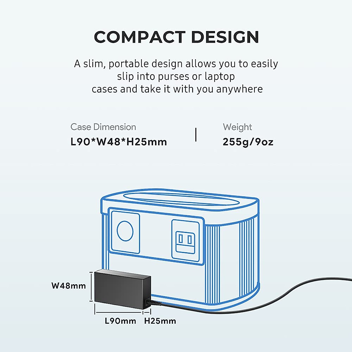 HKY 15.3V 3A AC Adapter for Goal Zero Yeti 150 Portable Power Station,Sherpa 100/100AC/50 Power Bank Solar Generator PN: 22004, 98052 Replacement Model UT60-153300-02 UT42-150150-E2 Power Supply Cord