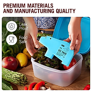 Monkey Business Kids Ice Packs For Lunch Box/Lunch Ice Packs Reusable/Slim Ice Packs Perfect For Your Kid's Lunch Box/Fun Freezer Packs Your Kids Will Love (Mom Pack of 4)