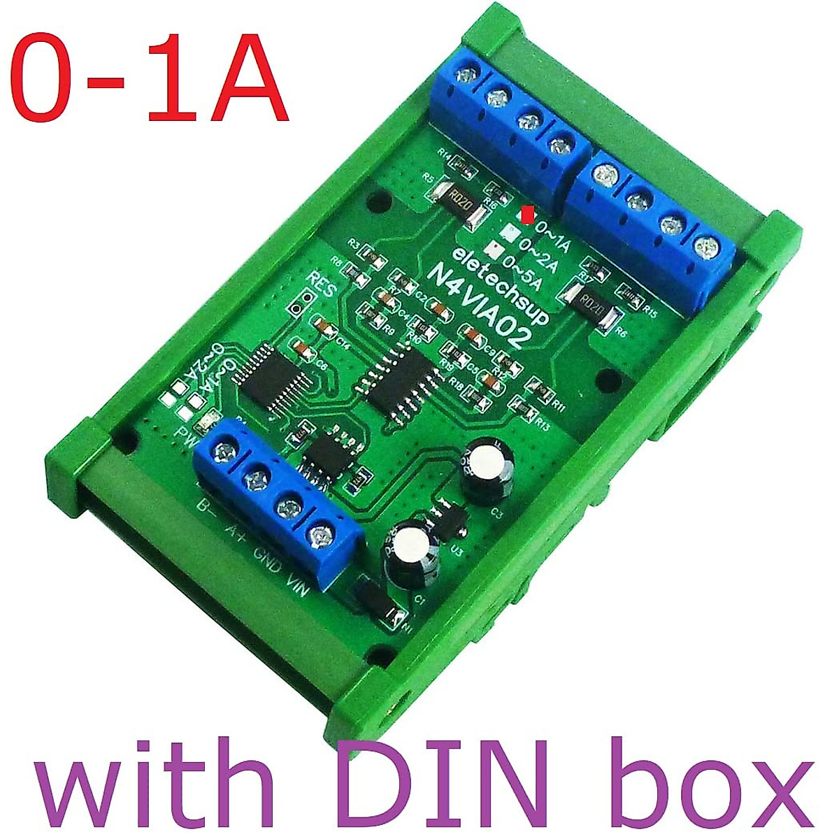3.3V 5V 8 Bit BlueCommon Anode/Cathode LED Indicator Module DIY kit Eletechsup (Common Anode,1 x with pin)