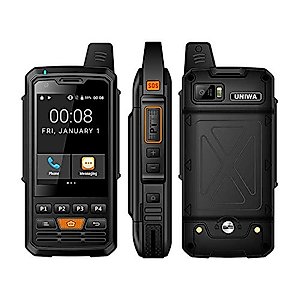 UNIWA Alps F50 Zello PTT Walkie Talkie 2.8 inches Touch Screen Quad Core MTK6735 1GB+8GB 4000mAh 4G LTE Android 6.0 Rugged Smartphone
