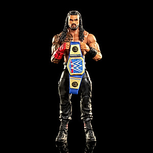 Mattel WWE Roman Reigns Elite Collection Action Figure with Accessories, Articulation & Life-like Detail, Collectible Toy, 6-inch