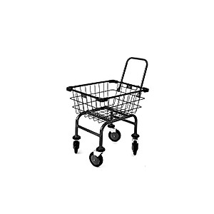 Compact Utility Cart (Jelly) with U- Handle (Gray) (Black)