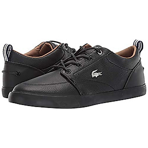 Lacoste Mens Bayliss Sneaker, Black/Black, 10