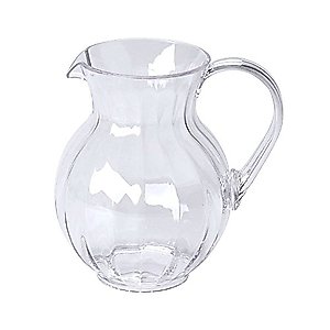 G.E.T. P-4090-PC-CL-EC Shatterproof Plastic Lemonade/Margarita Pitcher, 90 Fluid Ounce, Clear, Set of 1