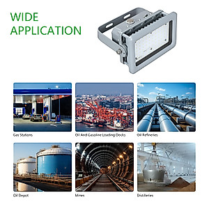 Xapolu LED Explosion Proof Light 60W 8400LM(240W HPS Eqv.), Class I Division II Hazardous Locations Luminaires Industry Lighting 100-277V IP66 Waterproof, UL844 Certified XA2 Series