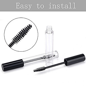 100Pcs Empty Mascara Tube with Eyelash Wand 10ml Eyelash Cream Container Bottle By suoundey