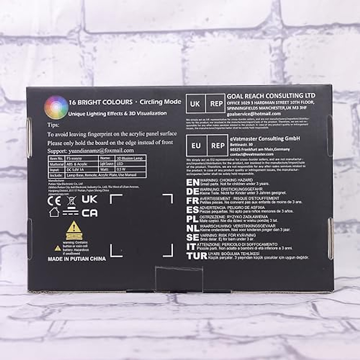 YuanDian Light up Headphone Controller Holder, 16 Colors 3D LED Lights Gamepad Headset Stand, Game Controller Hanger for All Universal Gaming PC Accessories