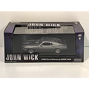 Greenlight 86540 1: 43 John Wick (2014) - 1969 Ford Mustang Boss 429 Die-cast Vehicle, Multicolor