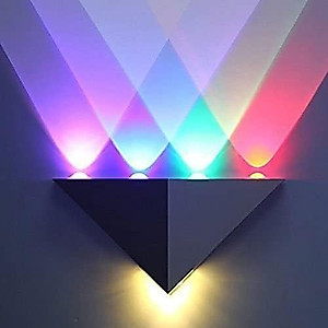 BAUFAS Outdoor Wall Lighting,5W LED Wall Sconce Light Fixture Indoor Hallway Up Down Wall Lamp Spot Light Aluminum Decorative Lighting for Theater Studio Restaurant Hotel