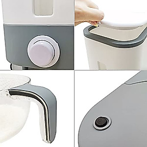 22LB Food Grain Storage Container, Waterproof Moisture-proof Rice Bucket